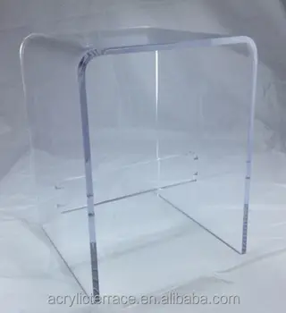 Clear Acrylic Lucite 1/2" Thick Shower Bench With Support Bar - Buy ...