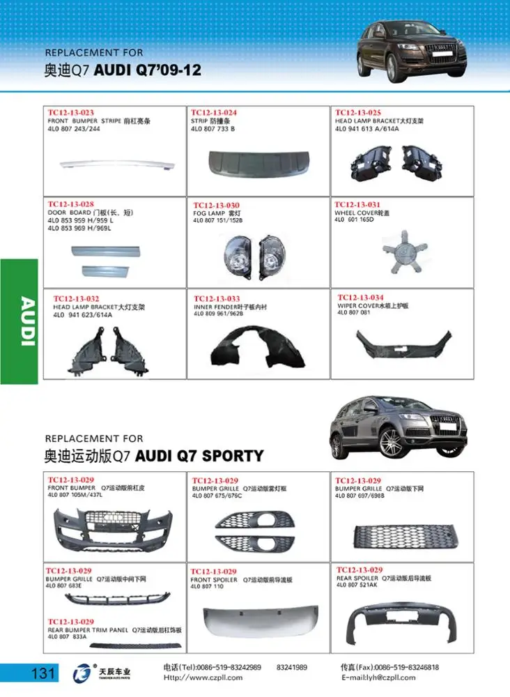 Parachoques Delantero Para Coche,Para Audi Q7 2007 - 2009 / 4l0 807 105 ...