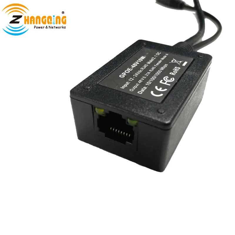 48v 10w Poe Converter Input 12v Or 24v To 48v For Any 48v Devices Any ...