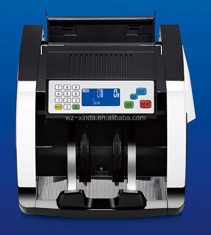 XINDA K-8800 Money Counter - Dual LCD Display & Multi-currency
