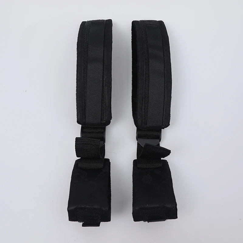 2017 Black Wolf Brand Handcuffs Open Leg Bind Belt Bed Rope Bdsm Slave ...