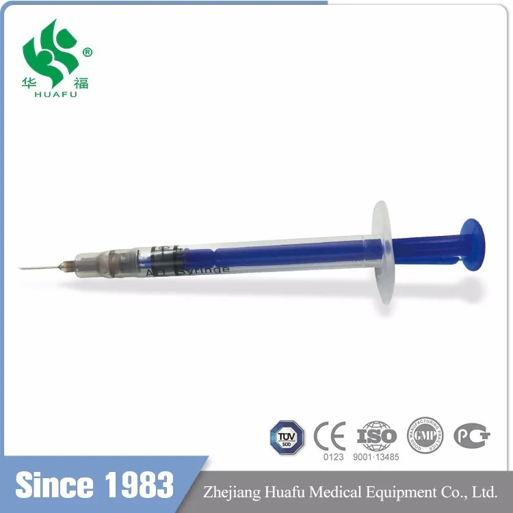 Medical Disposable Needles Retractable Plastic Auto Disable Injection ...