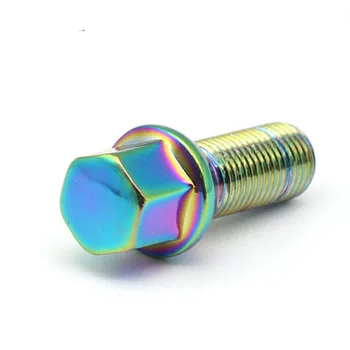 M12x1.5 M12x1.25 Gr5 Titanium Wheel Lug Bolt - Buy Wheel Bolt,Titanium ...