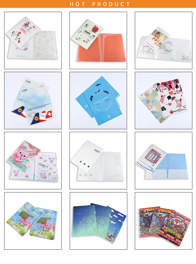 Plastic Embossing Premium Conference Types Of Stationery Folder - Buy ...