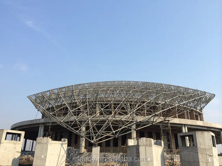 Curved Roof Structures - Light Steel Stadium Roofing