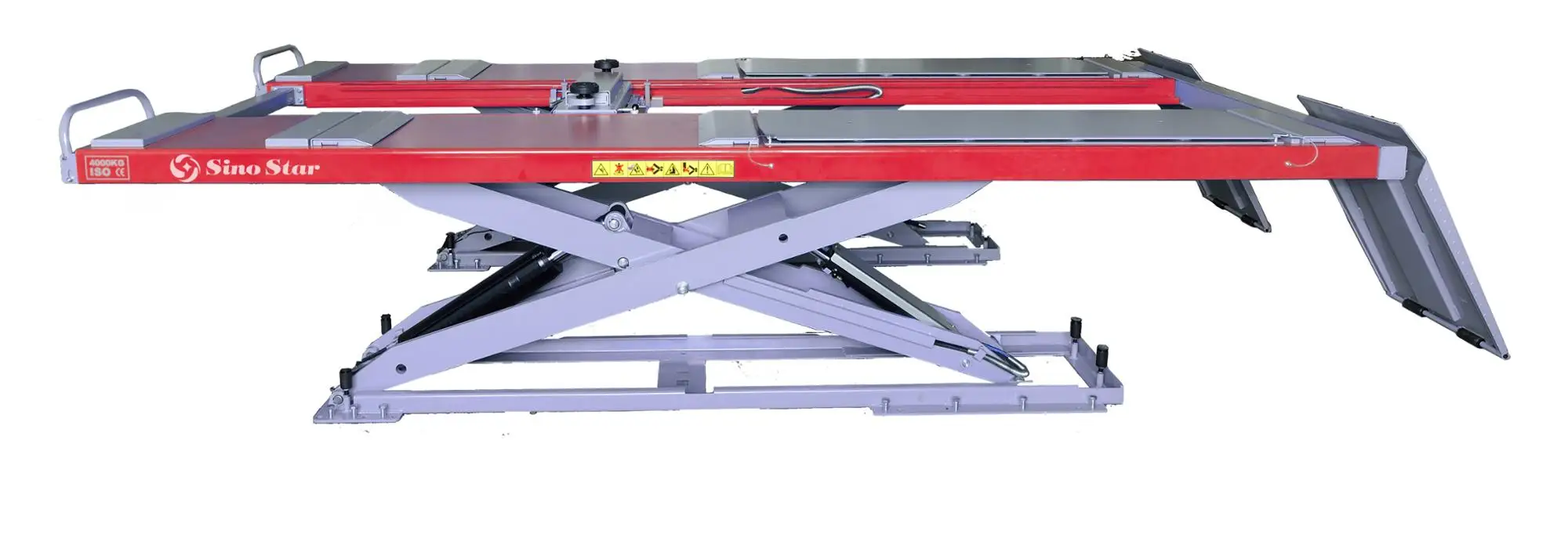 4t Low Profile Dual Platform Wheel Alignment Scissor Lift With Good ...