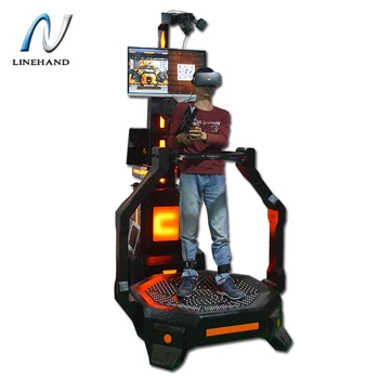 Virtual Reality 9d Vr Shooting Running Machine/ Vr Walking Game Machine ...
