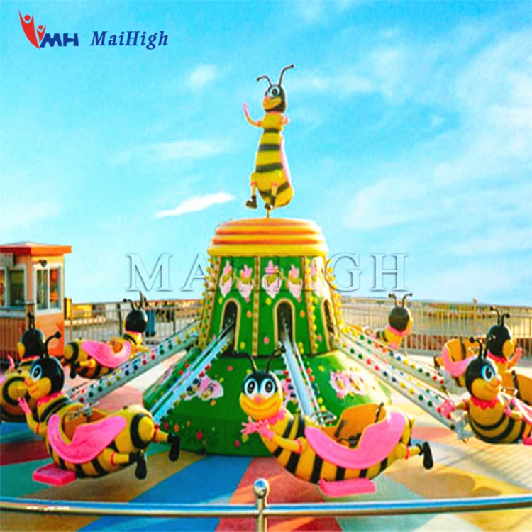 Attractive Park Rotating Bee Ride Family Ride Self Control Bee Rides ...