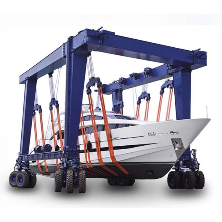 Nucleon Brand 100tons Boat Lifting Shipyard Crane Marine Travel Lift ...