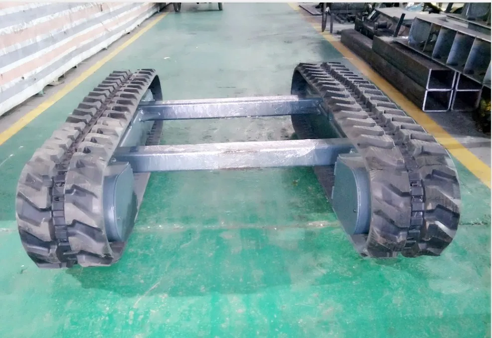 Factory Price Steel Track Undercarriage Rubber Excavator Chassis - Buy ...