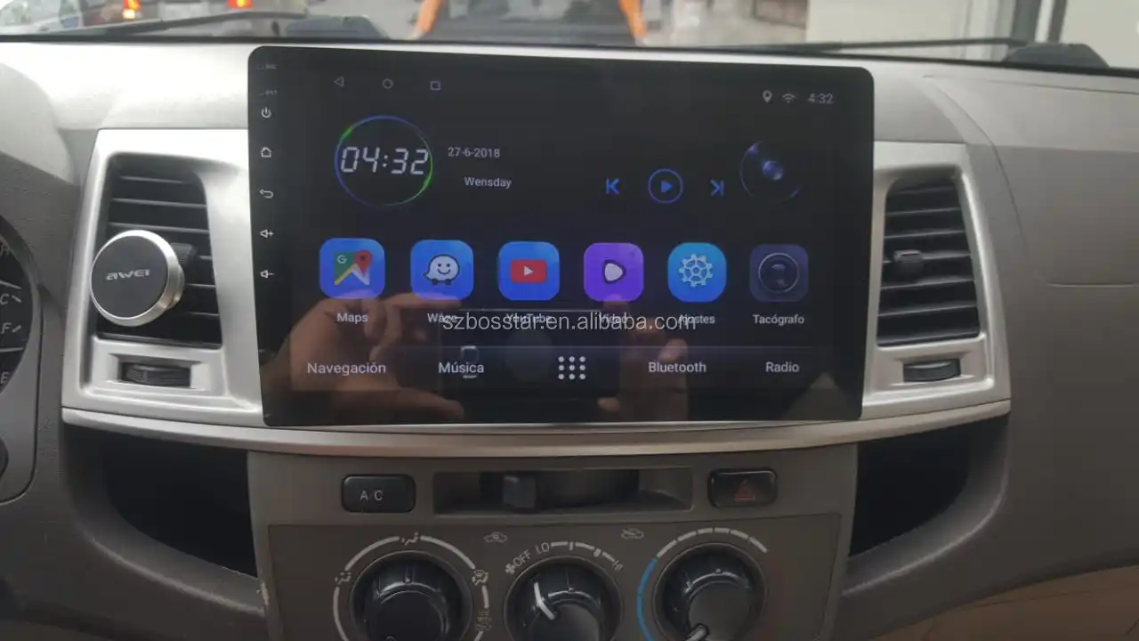 Bosstar Android 1 Din 10 Inch Touch Screen Removable Universal Car ...