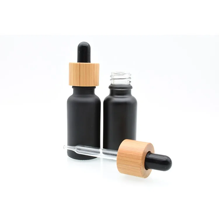 Hot Sale 5ml 10ml 15ml 20ml 30ml 50ml 100ml Bamboo Cap Lid Essential ...