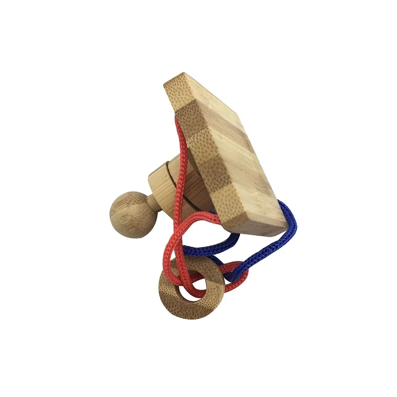 Mini Bamboo Bead String IQ Adult Puzzle Toys Game