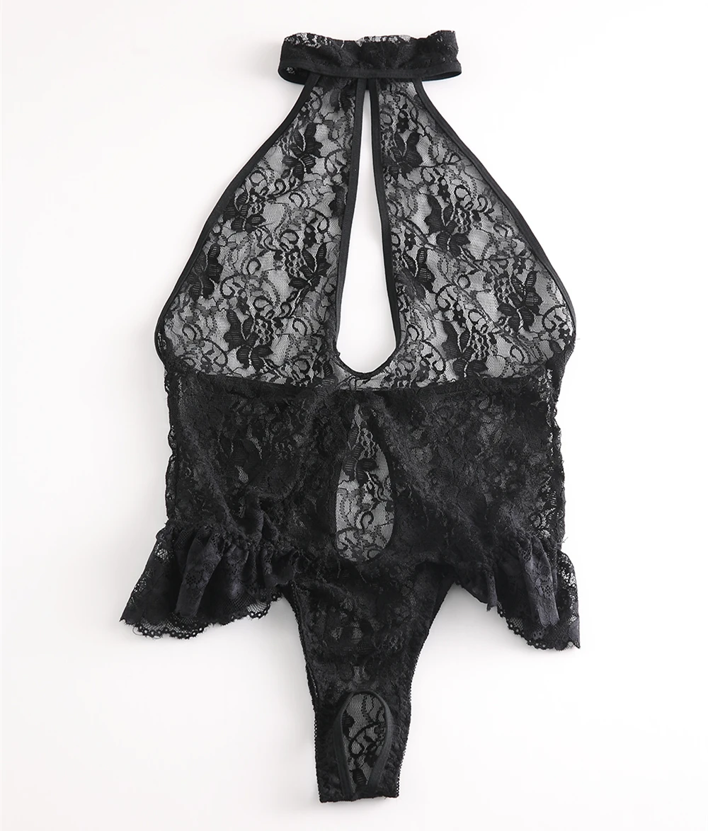 Low Price Women Hollow Out Lace Push Up Sexy Micro Teddy Lingerie - Buy ...