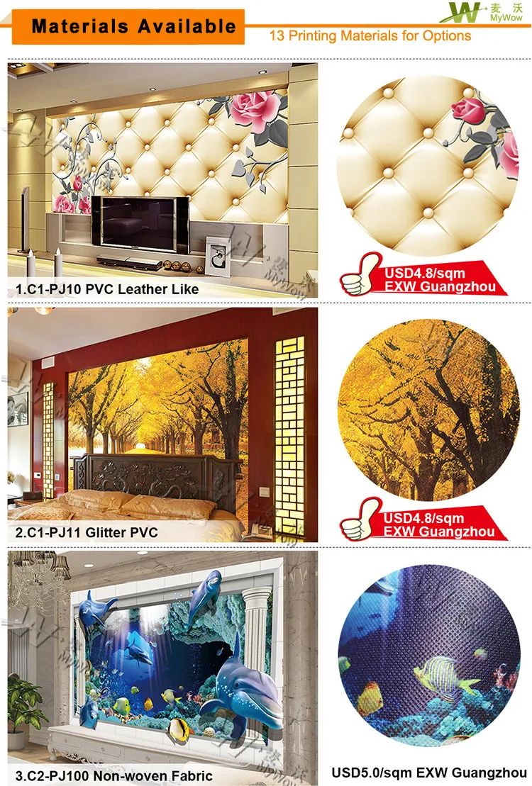 Wholesale 5D Mural Wallpaper - 3D Wall Papers for Living Room