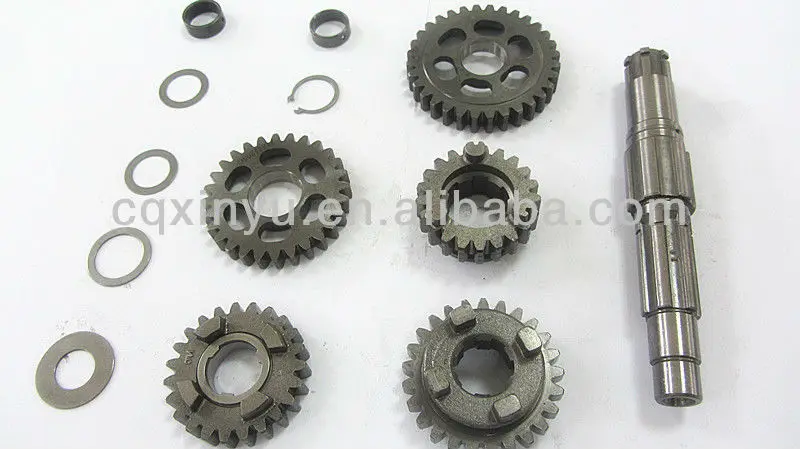 Motorcycle Gear Box YG250 - Transmission Diagram Explained