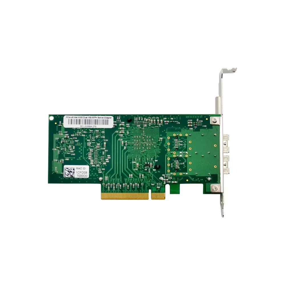 St723 Pcie X8 X520 Nic Dual Sfp Adapter In Tel82599es Dual 10gbe Fiber ...