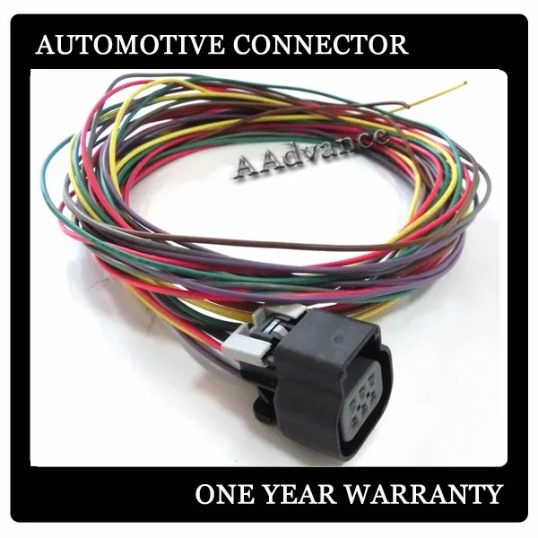 6 Way-pin Pigtail Throttle Body Position Sensor Connector Fit For Vw A4 ...