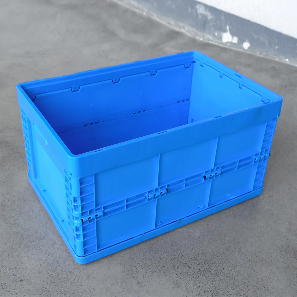 Plastic Foldable Container Box with Lid - Durable & Versatile