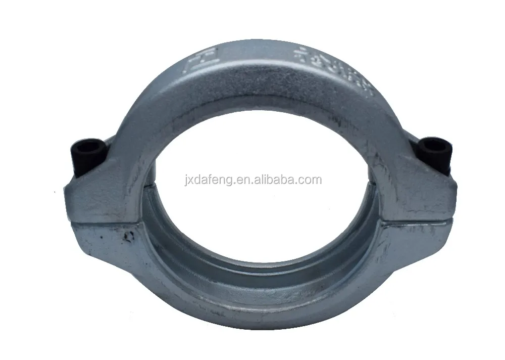 Dn125 Forging Concrete Pump Two Bolt Coupling/ Concrete Pump Coupling ...