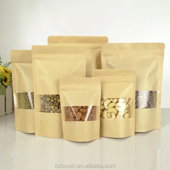 80g 100g 250g 500g 1kg Plastic Food Packaging Kraft Paper Bags For ...