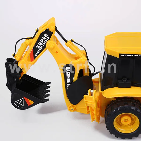 8 Channel Plastic Toy Super Backhoe Loader - Buy Backhoe Loader,Super ...