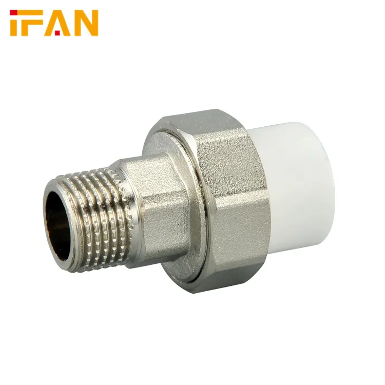 IFAN PPR Pipe Fittings - Durable Brass Adaptor Unions
