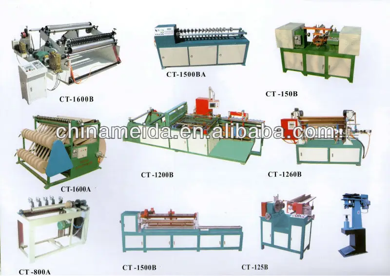 Automatic Convolute Fireworks Small Diameter Paper Core Tube Curling ...