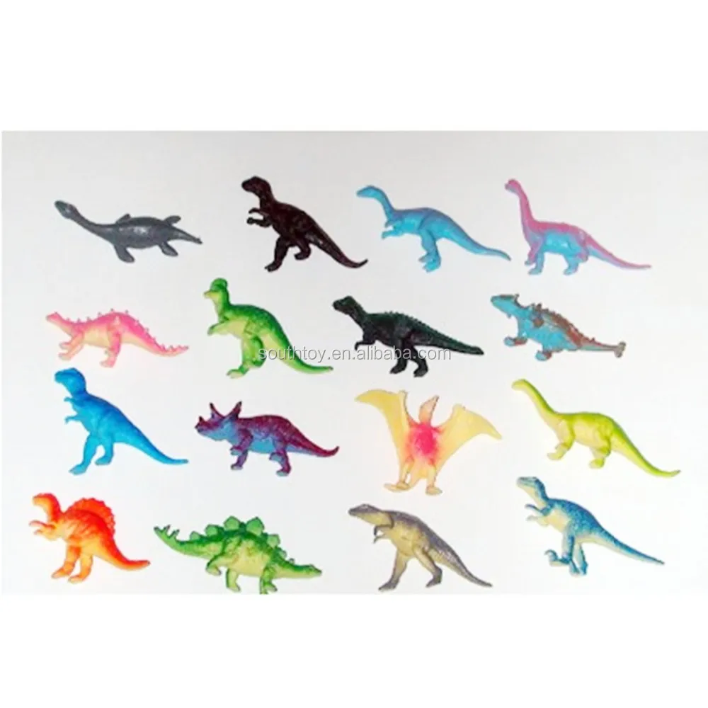 Assorted Mini PVC Dinosaur Plastic Figures - Fun & Collectibles