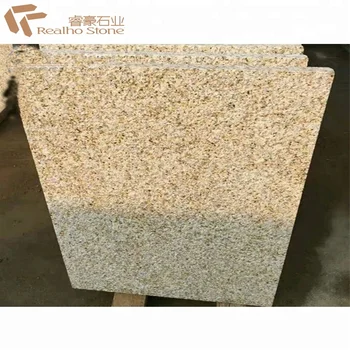 Cheap Price Flamed Natural Beige Granite Paving Stone Yellow Misty ...