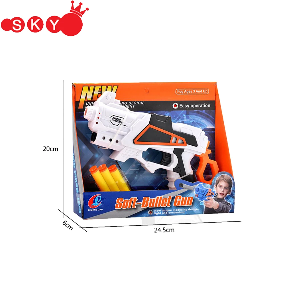 Toy Gun That Shoots Soft Plastic Bullets Top Quality Shooting Game For ...