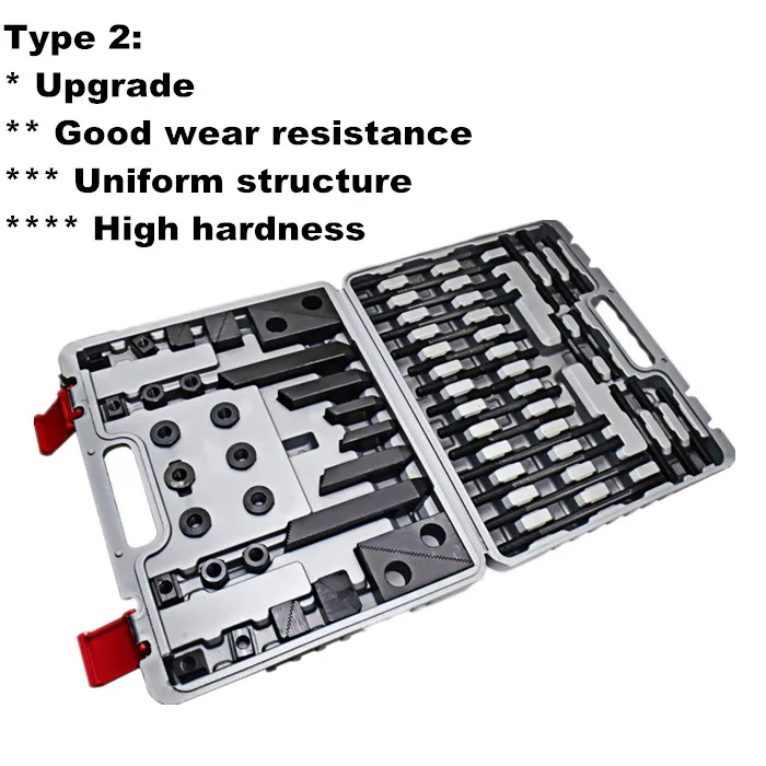 M16 58PCS Deluxe Steel Clamping Kit with T Nut and Flange Nut