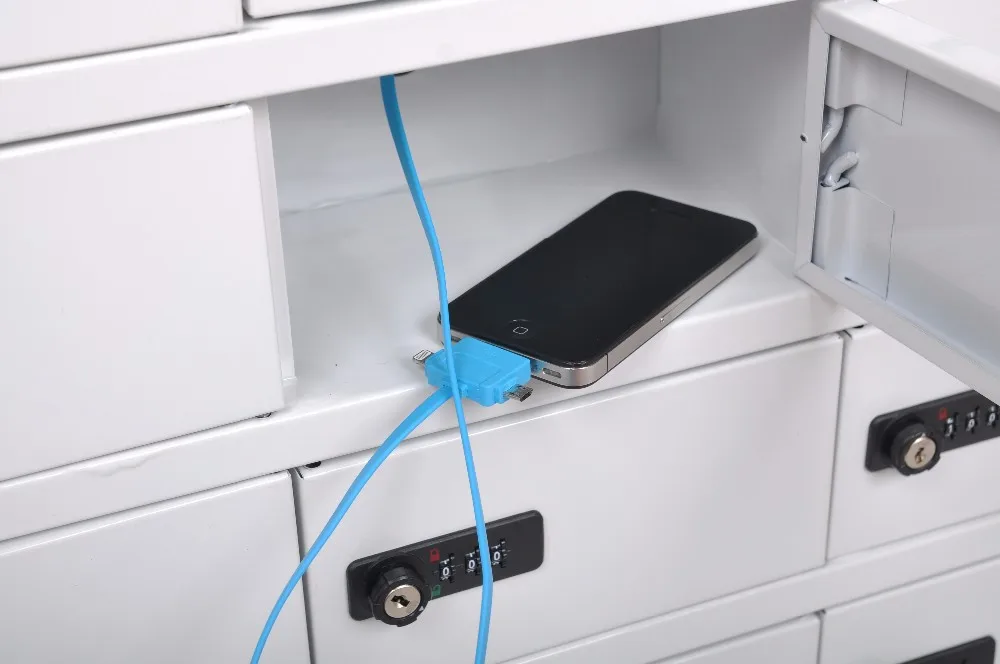 12-bay Electronic Automatic Charger Locker / Solar Charger Station ...