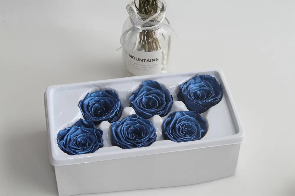 Latest real natural Metal Metallic preserved rose heads Golden long ...