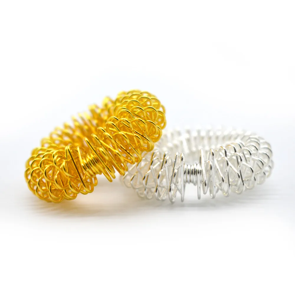 Finger Acupressure Massage Ring - Handmade Wellness Tool
