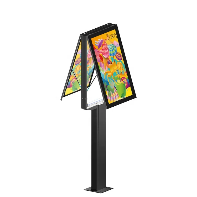 Weatherproof Solar Energy Power Led Standing Light Box - Buy Diy Light ...