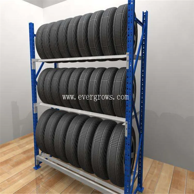 Rack De Exibição De Pneu Galvanizado Para Armazém - Buy Tire Rack,Rack ...