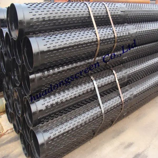 Galvanized Steel Water Borehole Bridge Slot Screen for Well