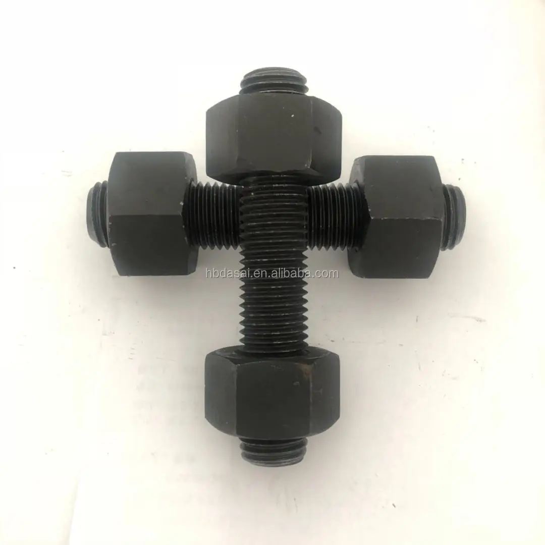 Carbon/stainless Steel High Tensile Black Astm A193 B7 Stud Bolt With ...