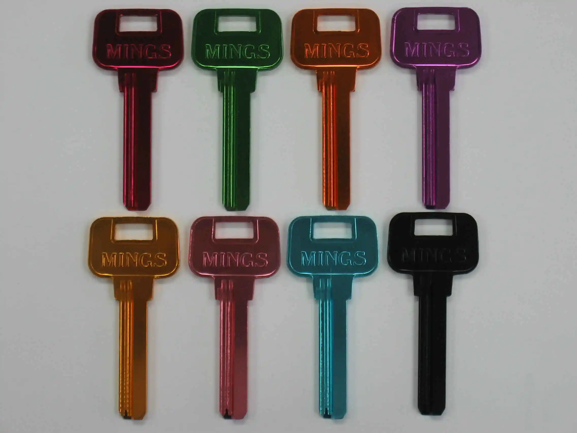 Colorful High Quality Dimple Key Blank With 06 Keyway - Buy Plastic Key ...