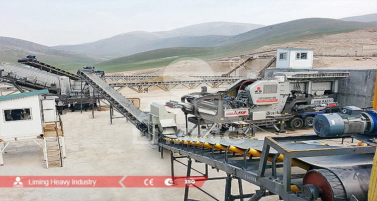 LIMING Tire Mobile Crusher Plant - Efficient Primary Crushing
