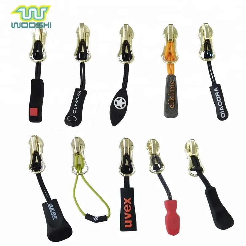 Zipper Factory Wholesale Soft Plastic Zipper Puller For Fashion Leisure ...