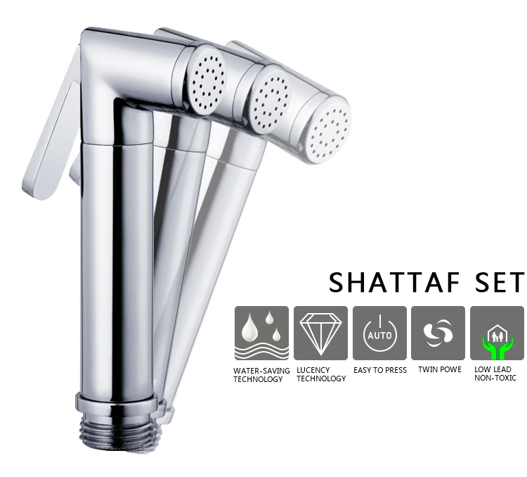 Gee-n Bidet Sprayer Brass Muslim Shower Bidet Shattaf Toilet Shattaf ...