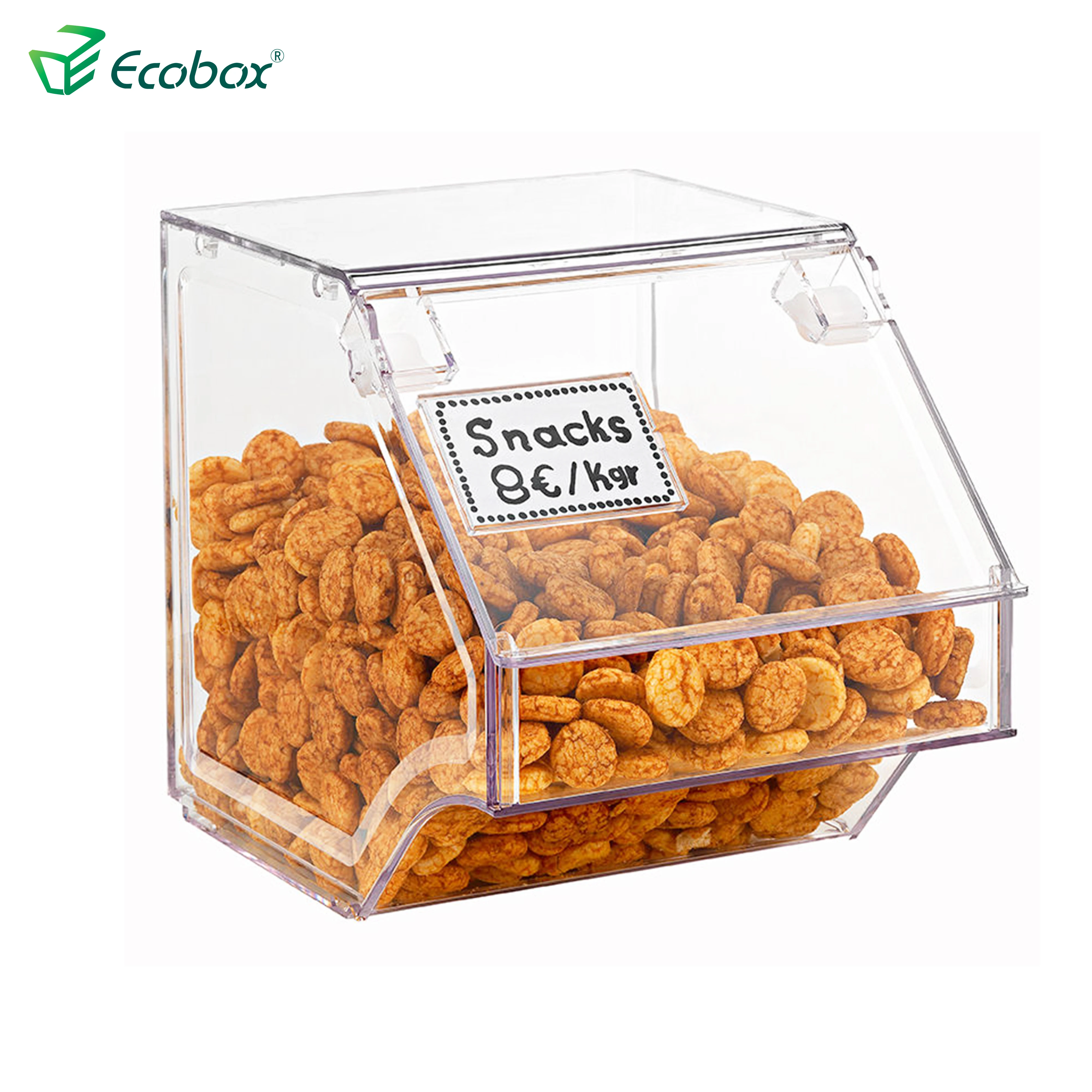 Supermarket And Retail Store Bulk Food Dispenser Display Clear Screw ...