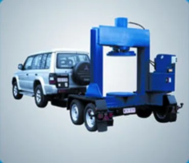 Mobile Forklift Solid Tire Hydraulic Press Machine - 2000kn