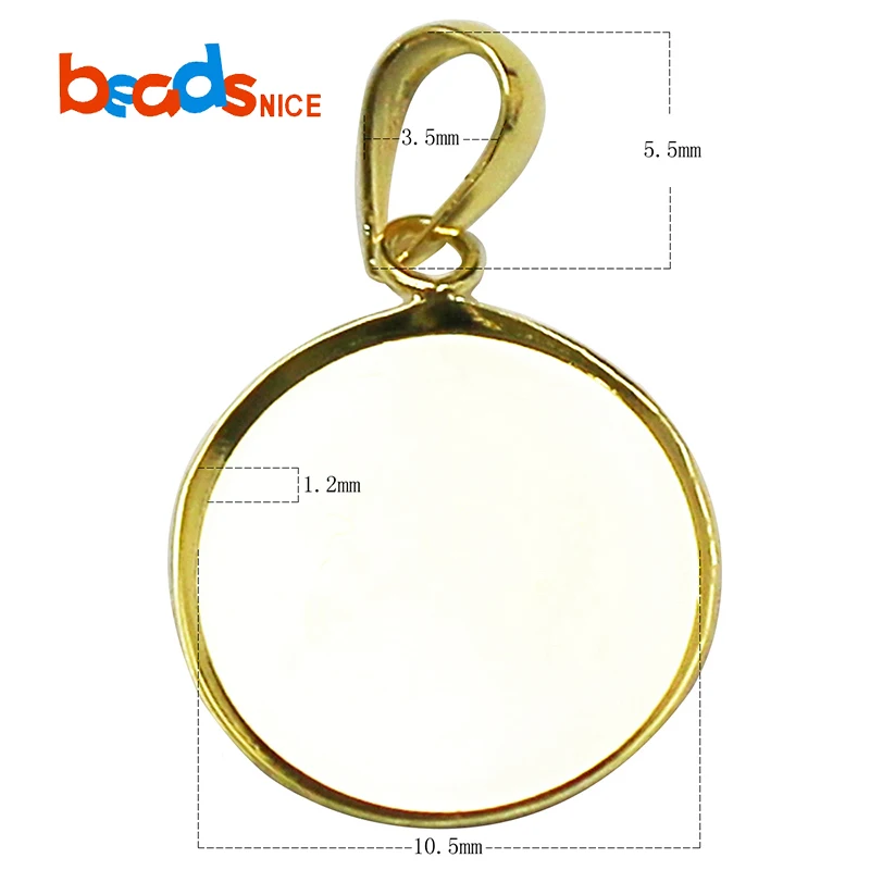 Sterling Silver Bezel Pendant Blanks - Perfect for Custom Jewelry