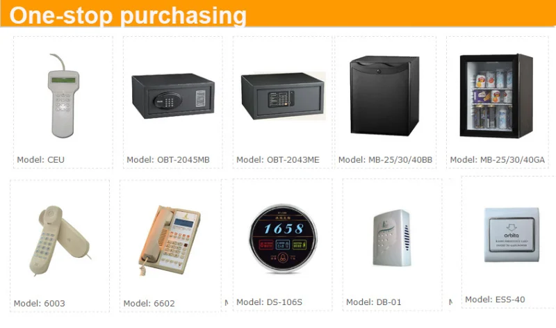 ORBITA Smart Hotel Room Energy Saving Switch with RFID