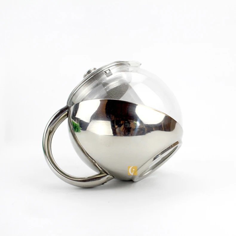 500 Ml Glass Teapot 201 Stainless Steel Teapot And Tea Soaker - Buy Tea ...