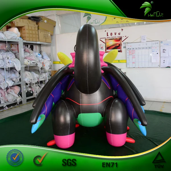 Hongyi Inflatable Dragon Inflatable Toothless Dragon Pvc Air Doll Ride ...
