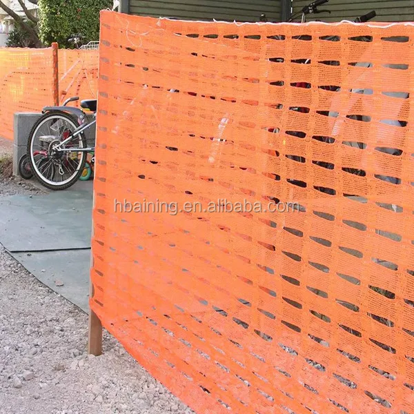 Woven Warning Netting Barricade Net Safety Barrier Mesh - Buy Safety ...